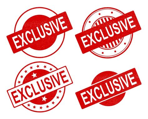 4 Exclusive Stamp Vector PNG Transparent SVG OnlyGFX