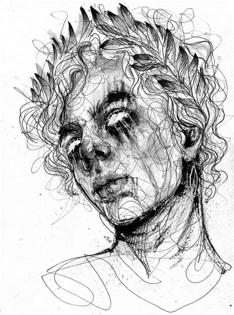 Ancient 2019 Ink Drawing By Doriana Popa Ink Drawing Surealism Art