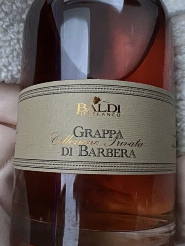 N V Baldi Di Burio Collezione Privata Grappa Di Barbera Vivino US