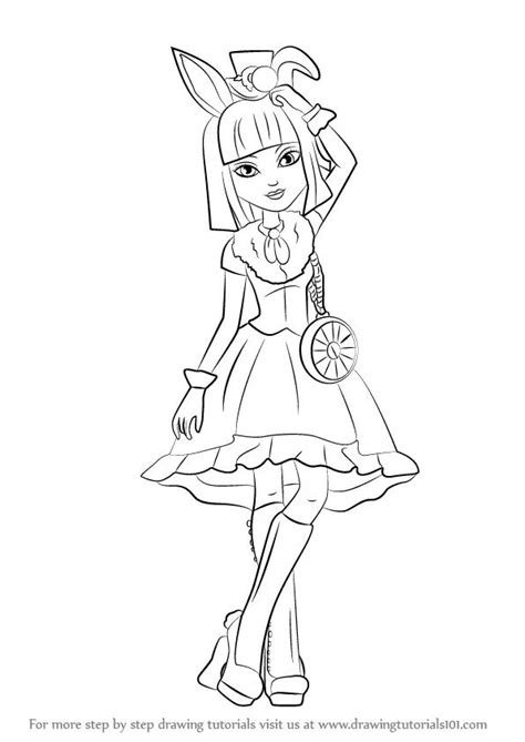 How To Draw Bunny Blanc From Ever After High Ever After High Step By