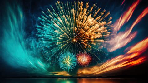 Fuegos Artificiales De Colores Fondo De Pantalla 4k HD ID 11326