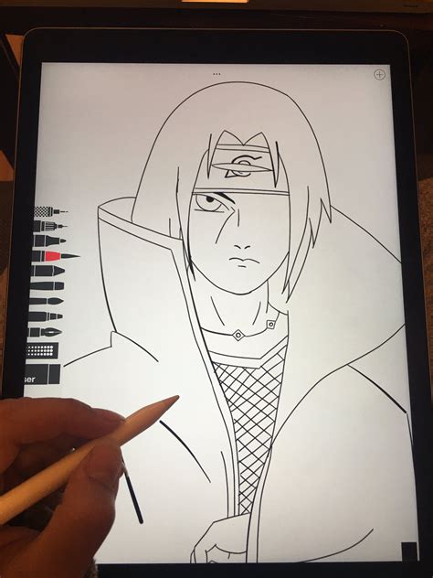 Khám phá kỹ năng vẽ Itachi theo phong cách manga Naruto