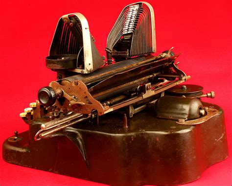 Rara Máquina de Escribir Oliver de Golpeo Lateral n 5 Berlín 1912
