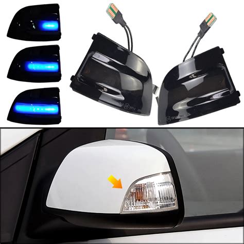 For Ford C MAX 2007 2010 Dynamic Turn Signal Light LED Rearview Side