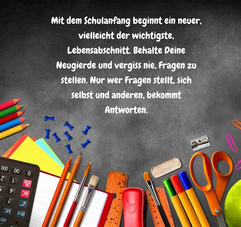 50 Glückwünsche Zur Einschulung Und Sprüche Zum Schulanfang für Wünsche