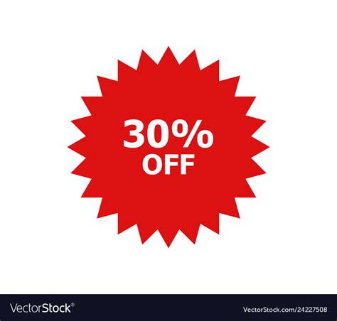 Discount Icon Royalty Free Vector Image Vectorstock