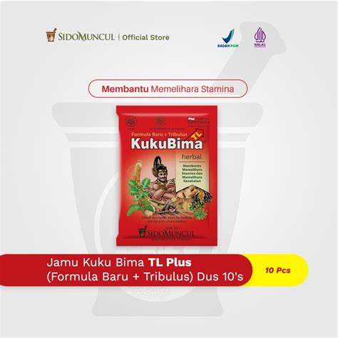 Jual Jamu Kuku Bima Tl Plus Formula Baru Tribulus Dus S