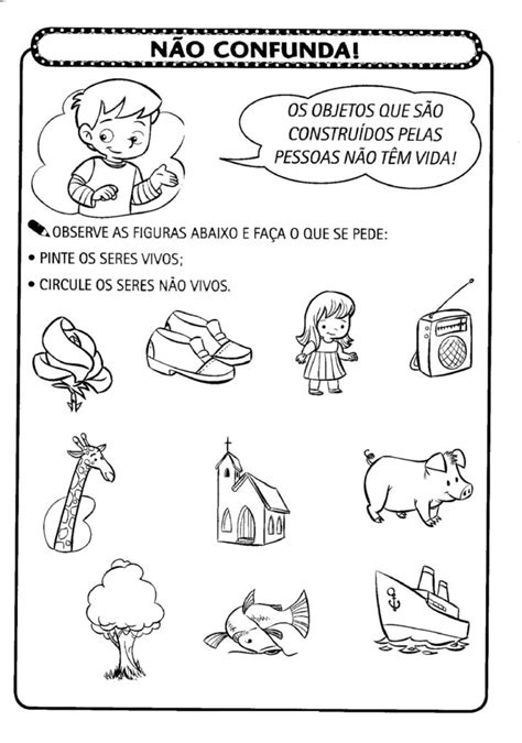 1 ano ATIVIDADES DE CIÊNCIAS Seres vivos e não vivos Cuca Super