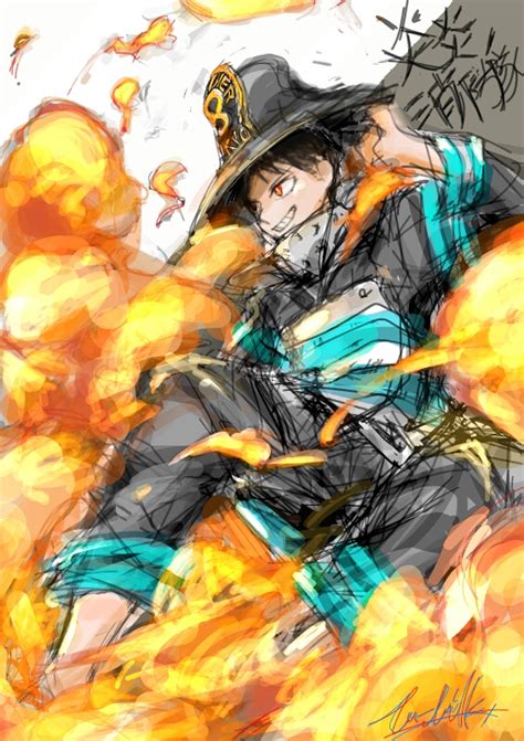 Kusakabe Shinra Enen No Shouboutai Image By Pixiv Id