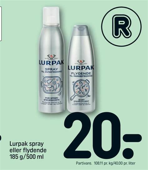 Lurpak Spray Eller Flydende Tilbud Hos Rema 1000