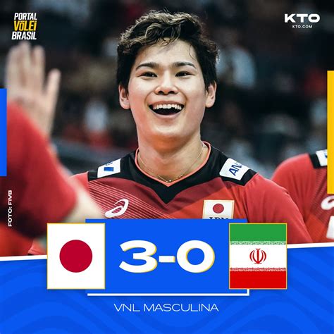 Portal Vôlei Brasil on Twitter FIM DE JOGO JAPÃO 3x0 IRÃ