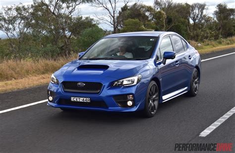 2016 Subaru WRX Review Manual CVT Auto Video PerformanceDrive