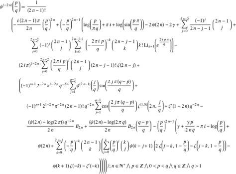 polygamma function specific values formula 06 15 03 0052