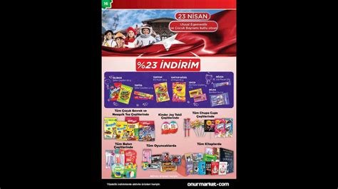 Onur Market İstanbul Fırsatları Kampanyalar 13 25 Nisan 2023 YouTube
