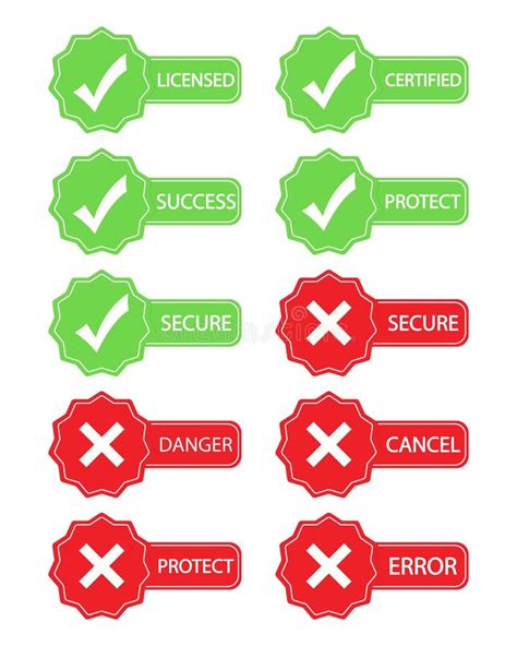 Error Success And Warning Notification Messages Set Of Computer Alert
