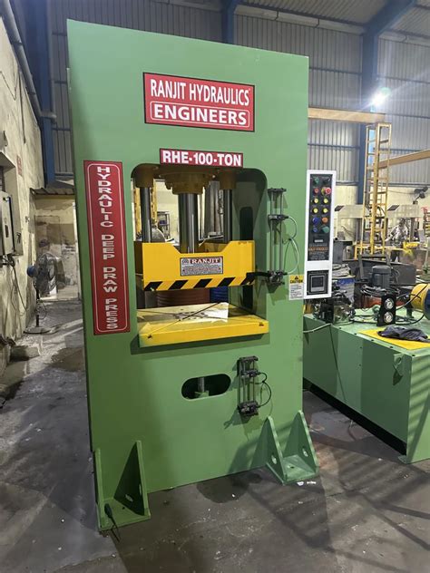 Mild Steel 100 500 Tons 100 Ton Deep Drawing Hydraulic Press At Best