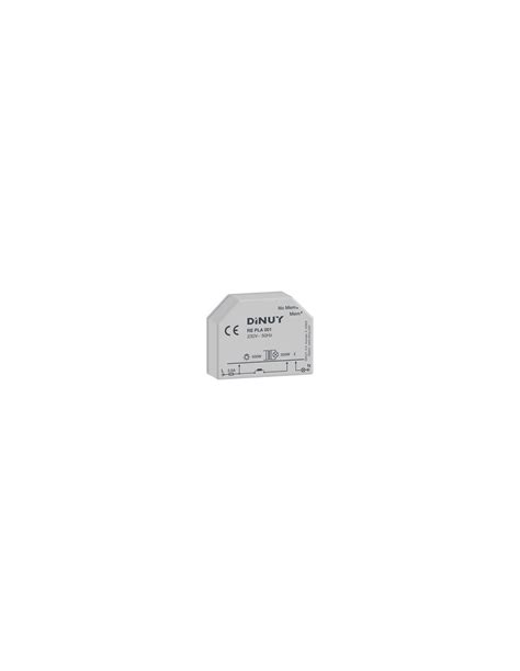 Regulador intensidad 500W incandescente 350W halógena DINUY RE PLA 001