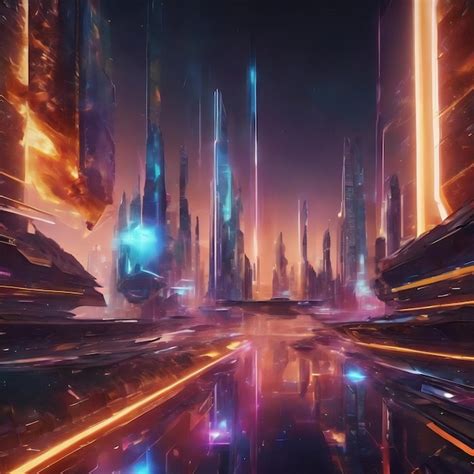 Premium Ai Image Abstract Business Background With Futuristic