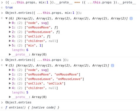 Javascript The Strange Behavior Of Object Entries Stack Overflow