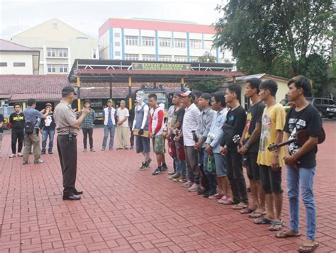Gelar Operasi Cipta Kondisi Polresta Bogor Kota Ciduk Sejumlah Preman