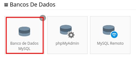 Como Criar Banco De Dados Mysql E Um Usu Rio Dentro Do Cpanel