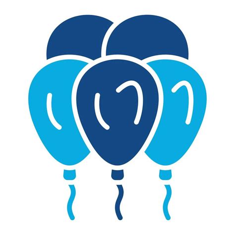 Ballons Glyph Two Color Icon 17614739 Vector Art At Vecteezy