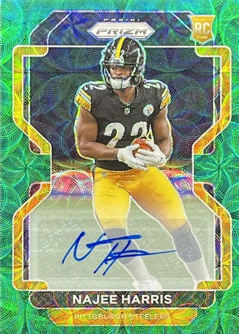 Najee Harris Prizm Rookie Autographs Green Scope Price