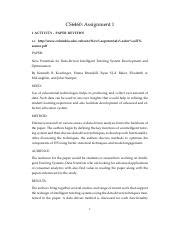 CS Assignment1 1 6460 Pdf CS6460 Assignment 1 1 ACTIVITY PAPER