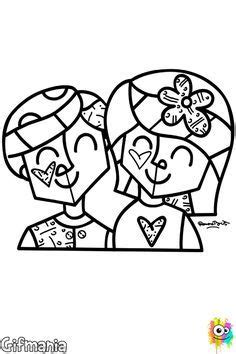 Romero Britto Colorear Buscar Con Google Romero Britto Art Arte