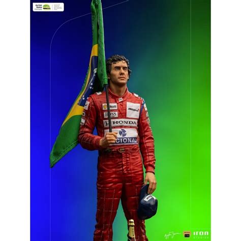 Iron Studio AYRTON SENNA GP BRAZIL 91 1 10 STATUE