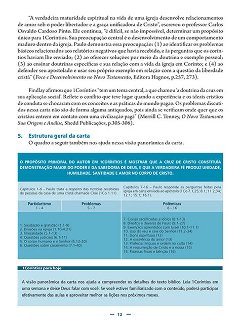 Carta Aos Corintios Professor