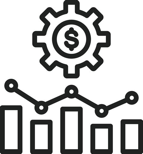 Icono De L Nea De Gesti N De Costes Vector En Vecteezy