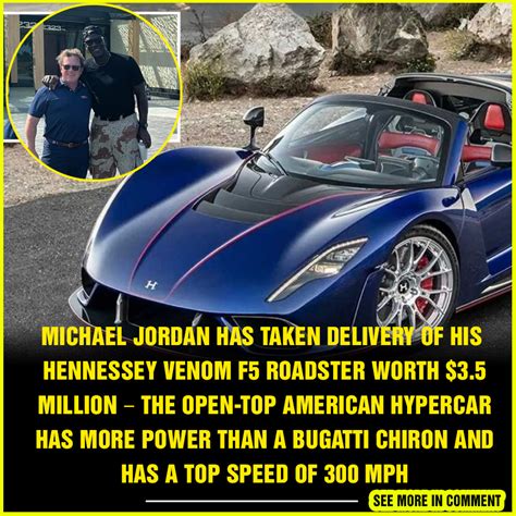 Michael Jordan Has Taken Delivery Of His Hennessey Venom F5 Roadster