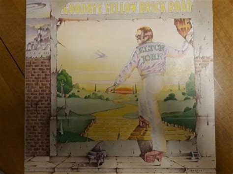 Popsike Original Vinyl Double LP Elton John Goodbye Yellow Brick