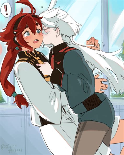 Suletta Mercury And Miorine Rembran Gundam And More Drawn By Jappo