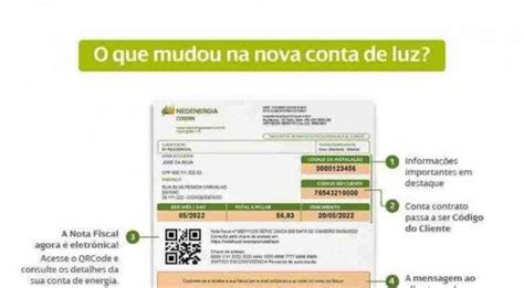 NOVA CONTA DE LUZ Entenda como ficará sua conta de luz