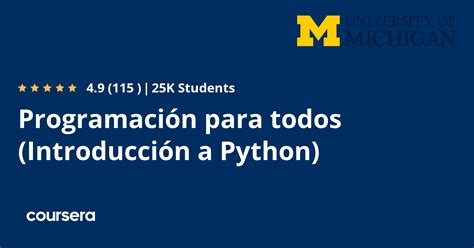 Programación para todos Introducción a Python Coursera