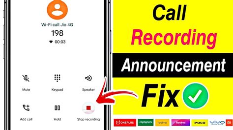 How To Disable Turn Off Call Recording Announcement In All Android