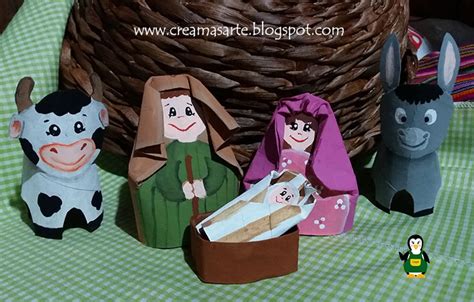 Creamas Manualidades Nacimiento Con Tubos De Papel Higi Nico