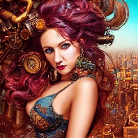 A Perfect Painting Of A Sexy Woman Gorgeous Perfect Intricate