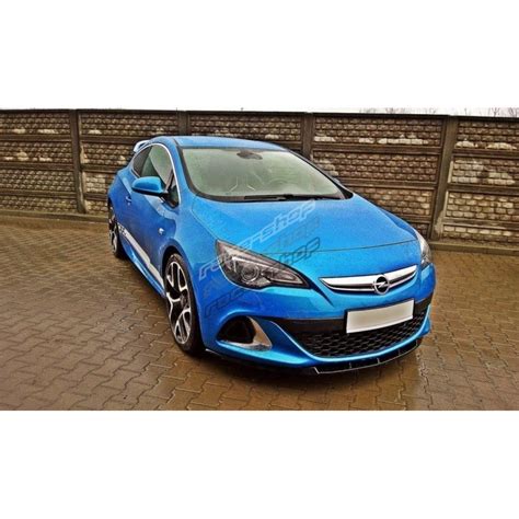 Front Splitter Opel Astra J Opc Vxr Nurburg Races Shop