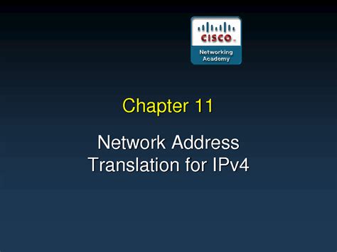 SOLUTION Ccna Chapter5 Network Address Translation For Ipv4 Studypool
