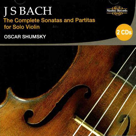 Club CD BACH The Complete Sonatas Partitas For Solo Violin