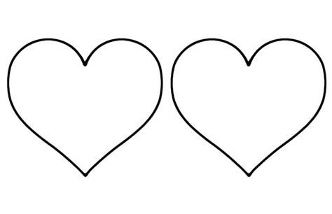 Small Printable Hearts
