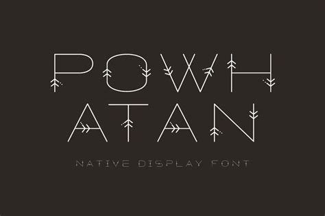 Free Native American Indian Fonts Eroup