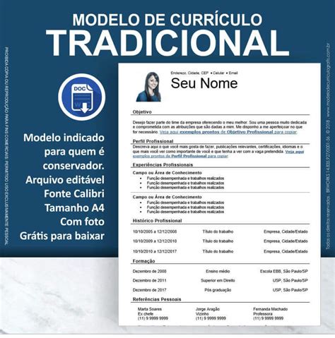 Modelo De Curriculo Online Para Baixar Gratis Images Images And
