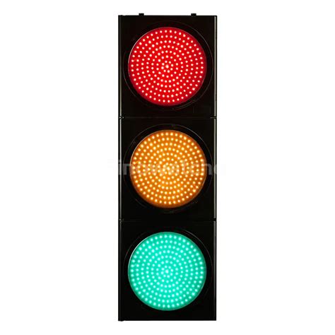 300mm Clear Lens RYG Full Ball LED Traffic Light Sinowatcher