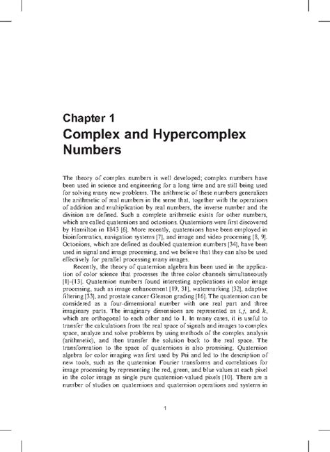 dokumen good chapter 1 complex and hypercomplex numbers the theory of complex numbers is
