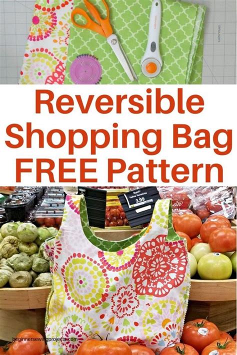 Easy Grocery Bag Sewing Pattern
