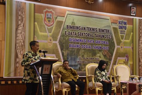Diskominfo Kabgor Gelar Bimtek E Data Sektoral Dan Diseminasi Data